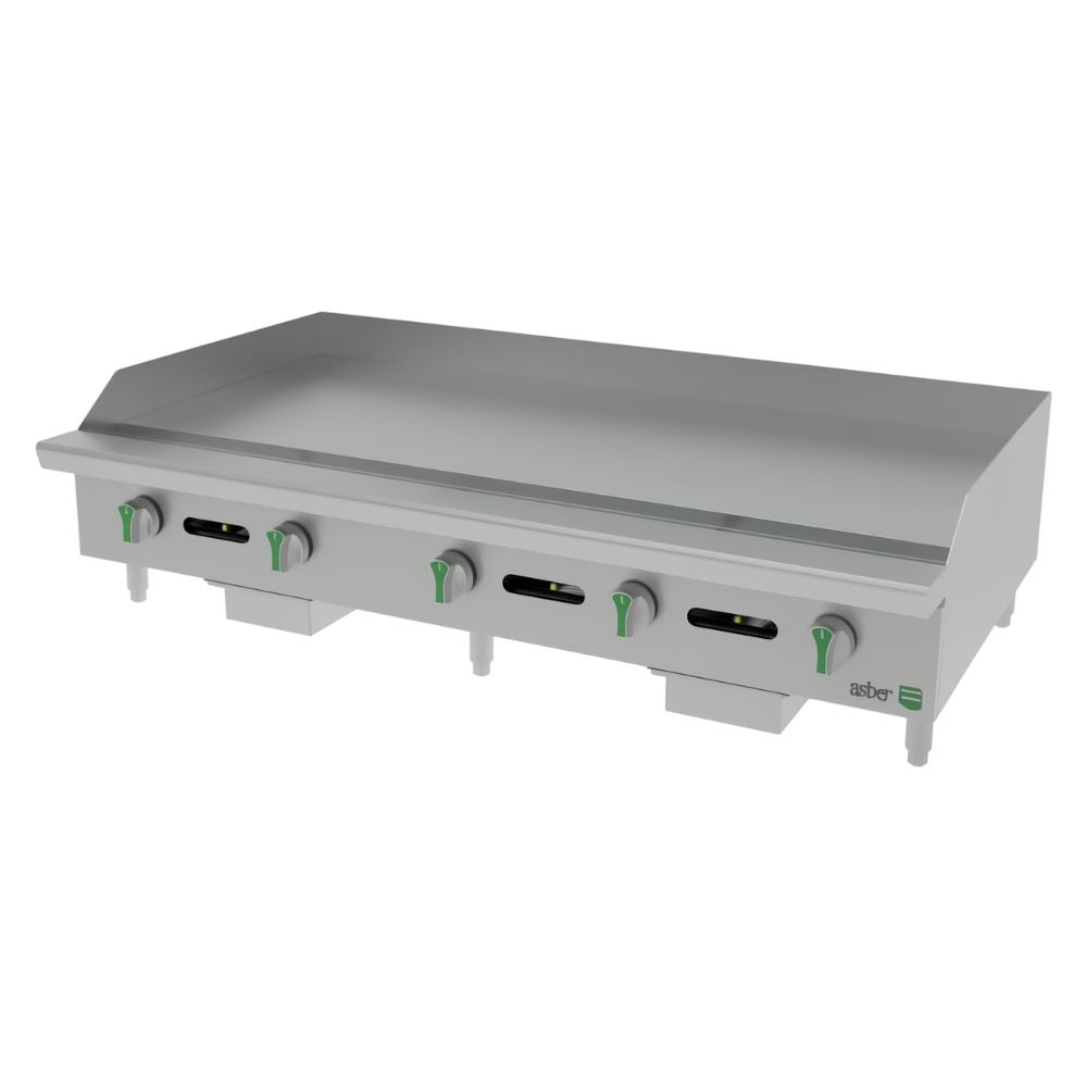 PLANCHA ASBER AEMG 60 EM | Gas | 5 Quemadores | Acero Inoxidable ...