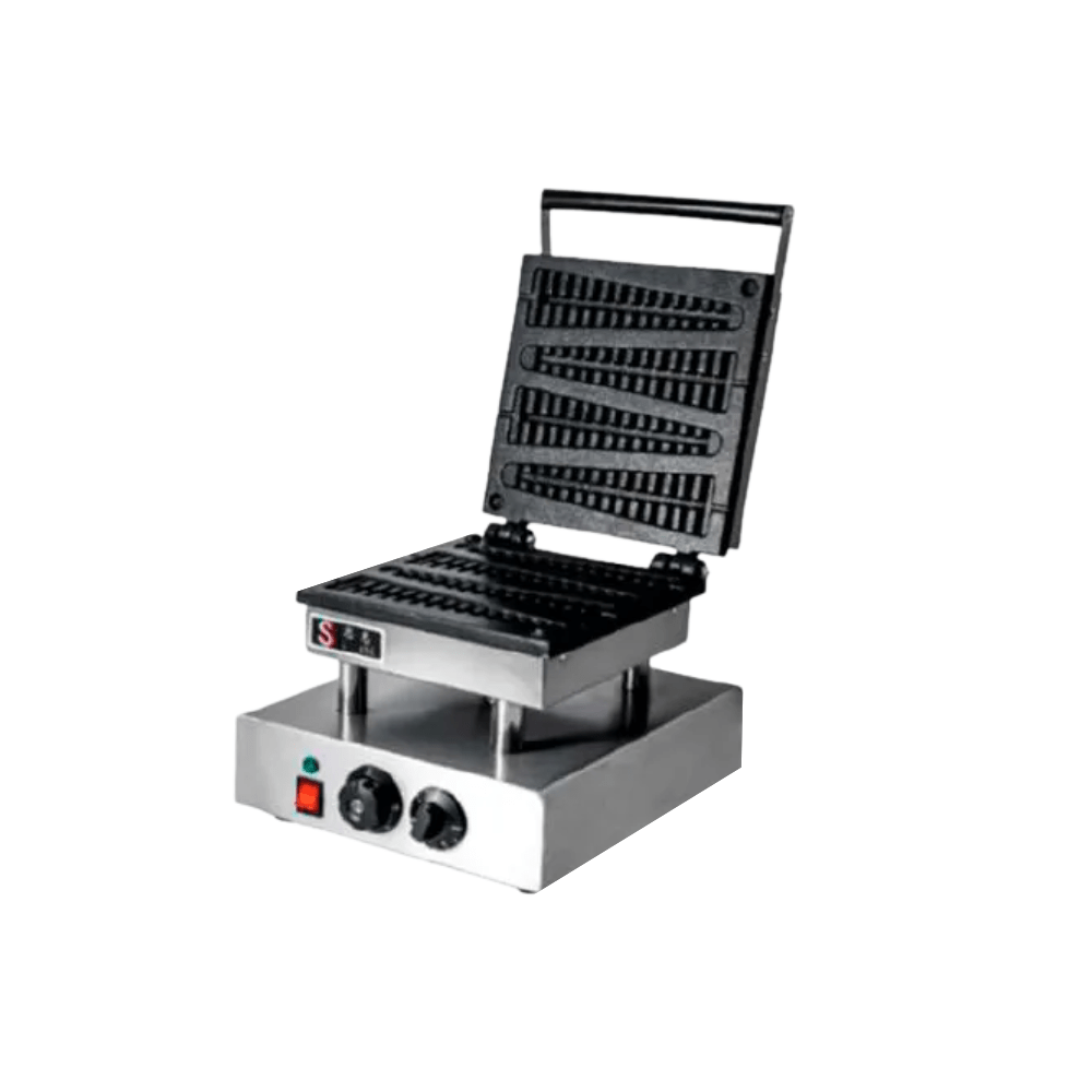 Migsa WPP-4 Wafflera Crepaletas en Forma de Pino Cafeterias Heladerias ...